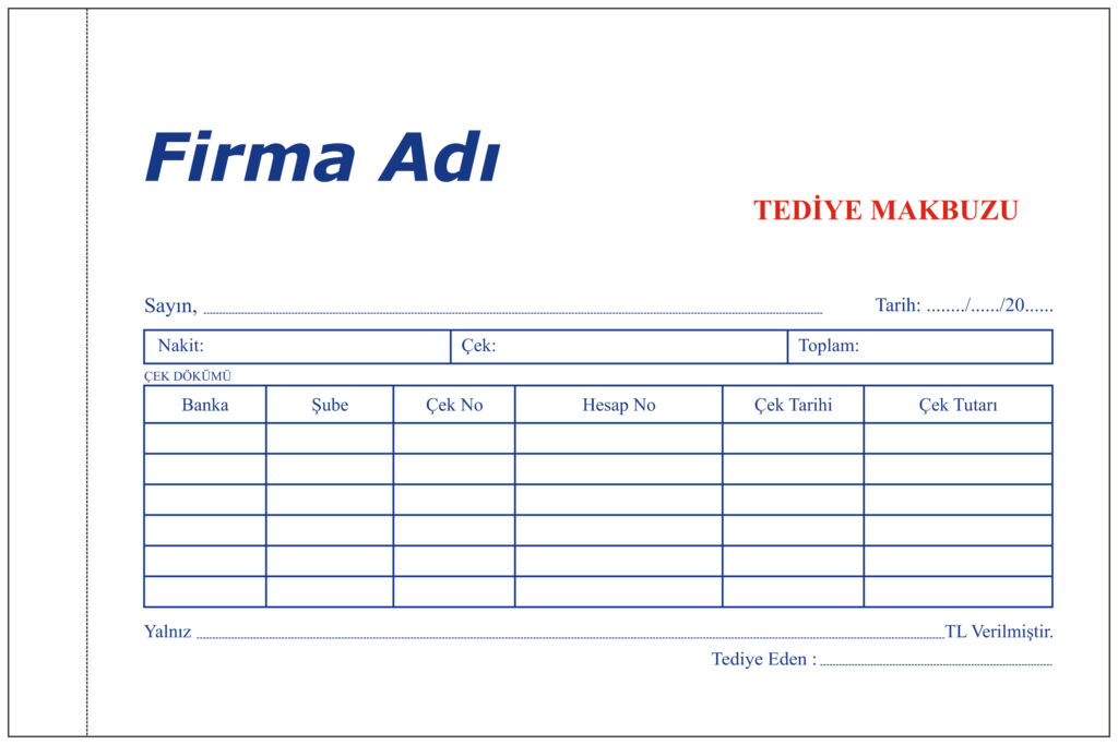 Tediye Fişi Nedir?| Tediye Fişi Nasıl Kullanılır|